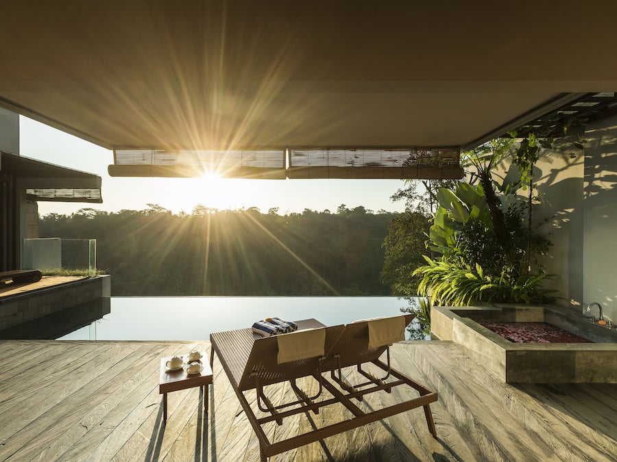 Villa Royal, 1 quarto, banheira de hidromassagem, vista para o vale | Terraço/pátio interior