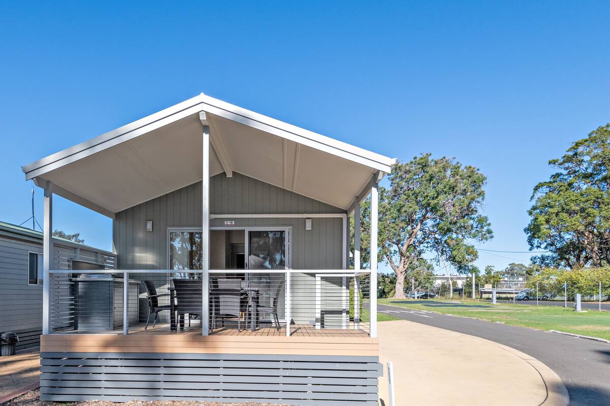 Cabine, 2 quartos, vista para o oceano (Bayview) | Varanda