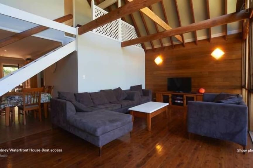 Una Escapada De Estilo Isleño - Impresionante Roble A-marco Casa Frente Al Mar Acceso Por Agua - Sidney