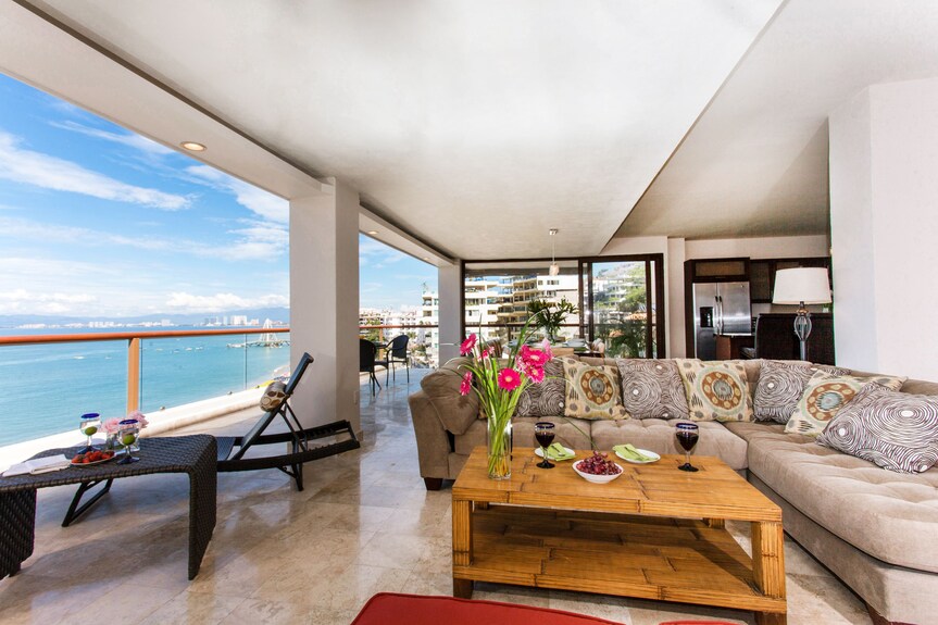 3 Dormitorios Frente A La Playa Sky Suite E - Puerto Vallarta