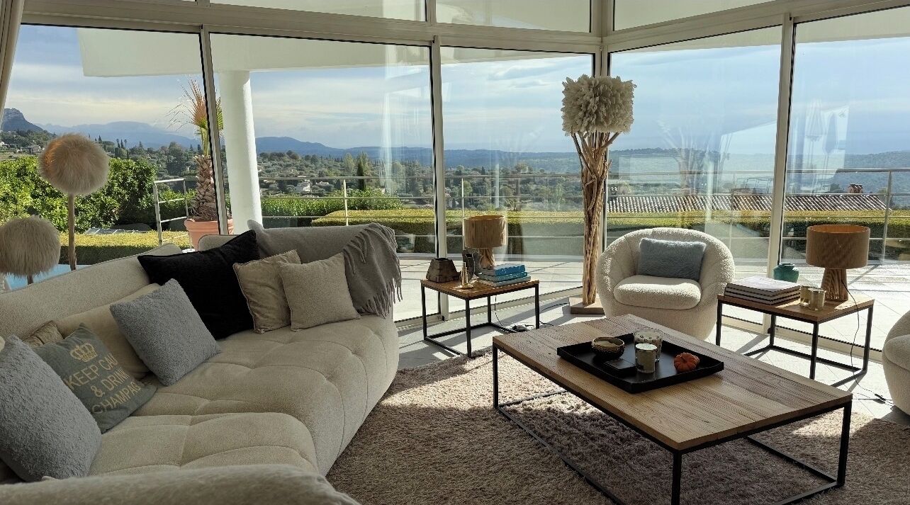 Atemberaubender Meerblick In Exklusiver Designvilla!sommer- Und Winterdestination! - Tourrettes-sur-Loup