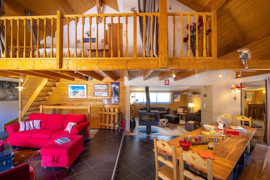 Ruim Chalet & Spa Op 1500 M Grond Op Het Zuiden Met Uitzicht - 14 Personen - Ancelle