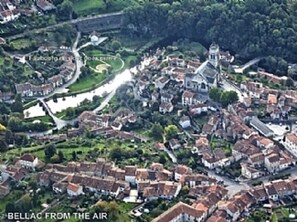 A riverside house in Bellac by a park with lovely views of the medieval ...