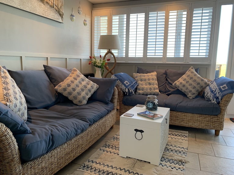 Beachside Uninterrupted , Sea View, On Peaceful Park Dog Friendly With Tv/ Wifi - Norfolk