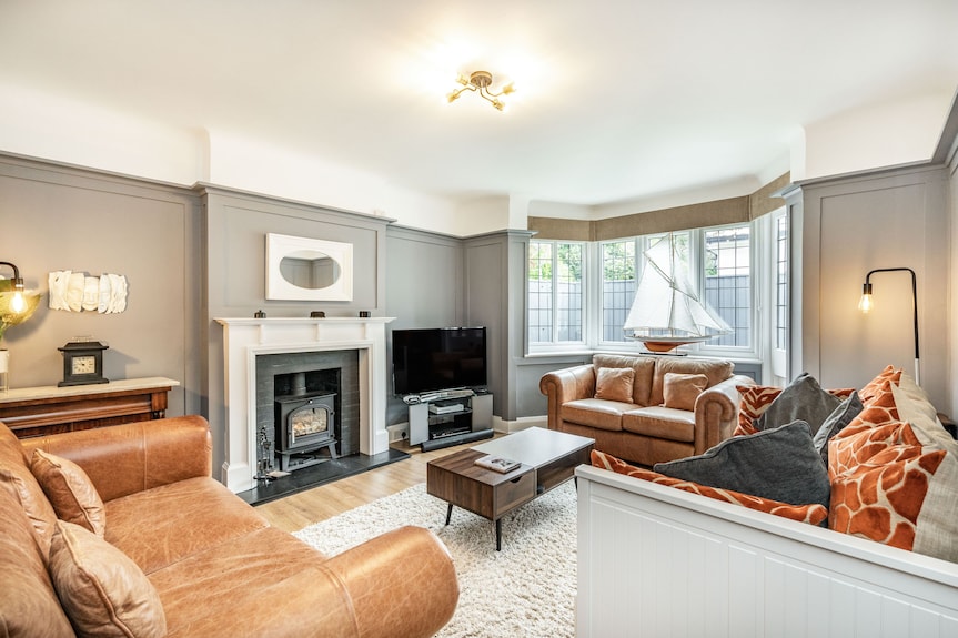 Casa Contemporánea Para Familias De 7 Dormitorios Nr Southbourne Beach - Bournemouth