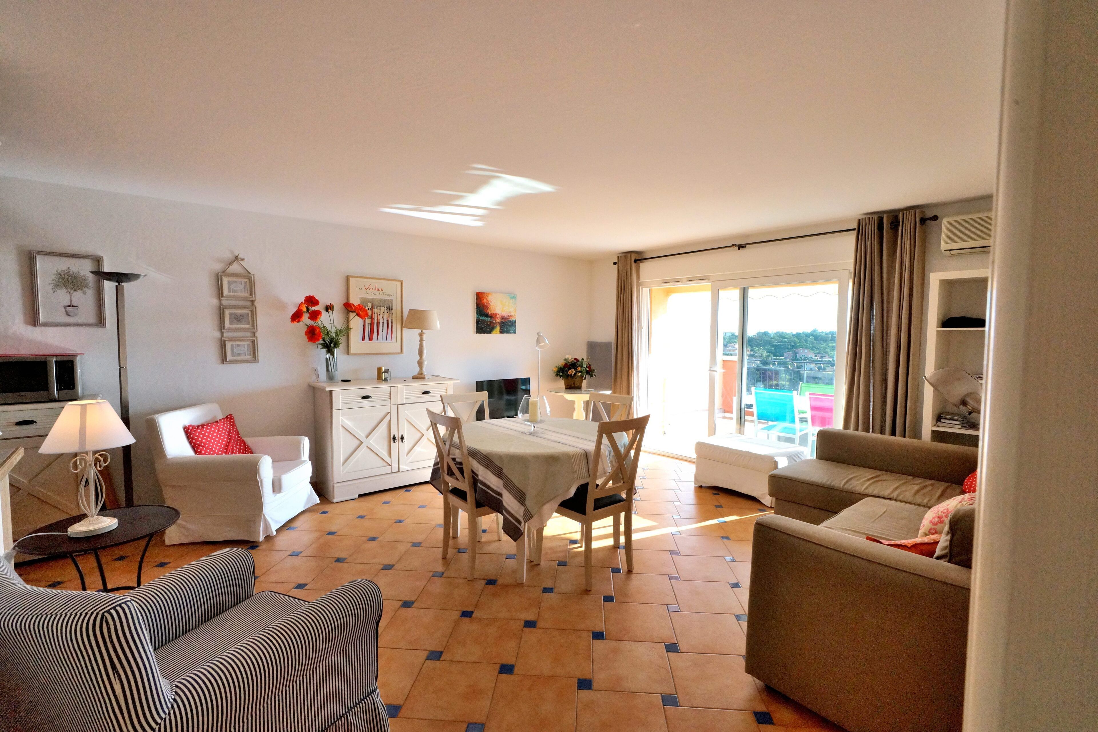 Luxuriöse Vollsüdwohnung - Sainte-Maxime