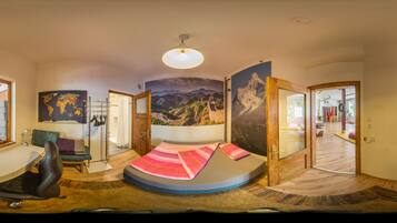 Casa conforto, várias camas | 1 quarto, roupas de cama premium, frigobar (abastecido com itens grátis)