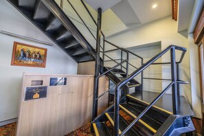 Corrimãos nas escadas