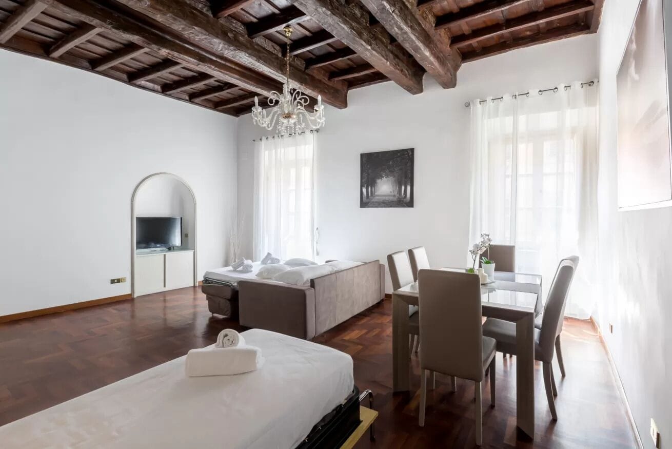 A World Aparts- 143 SISTINA (via Sistina 143) | Sala de estar | TV de ecrã plano, Netflix 