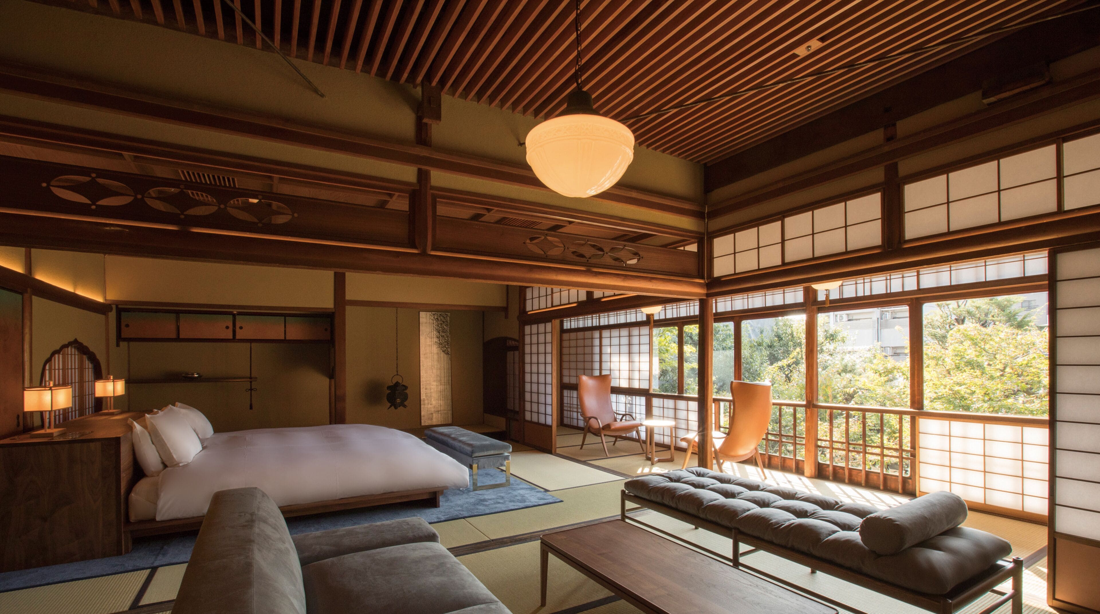 Suite (HORAGAI NO MA) | Roupa de alta qualidade, edredões de penas, minibar, cofre no quarto 