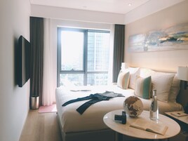 Quarto | Cofre no quarto, cortinas/cortinados opacos, quartos insonorizados 