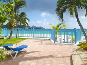 Vila, vista para o mar | Terraço/pátio