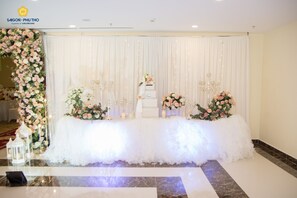 Área interna para casamento