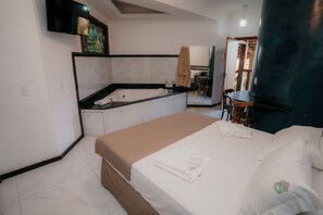 1 quarto, frigobar, cortinas blackout, Wi-Fi de cortesia