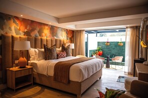 Quarto superluxo, piscina particular | 1 quarto, roupas de cama premium