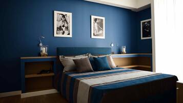 Lençóis italianos Frette, roupa de alta qualidade, minibar