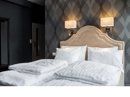 Quarto casal urbano, 1 cama Queen | Roupas de cama de algodão egípcio, roupas de cama premium