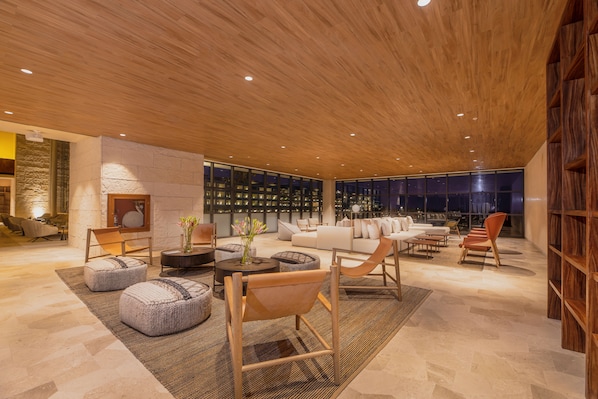Sala de estar do lobby