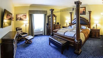 Suite Lua de Mel, 1 cama king-size, não fumadores | 1 quarto, roupa de alta qualidade, secretária