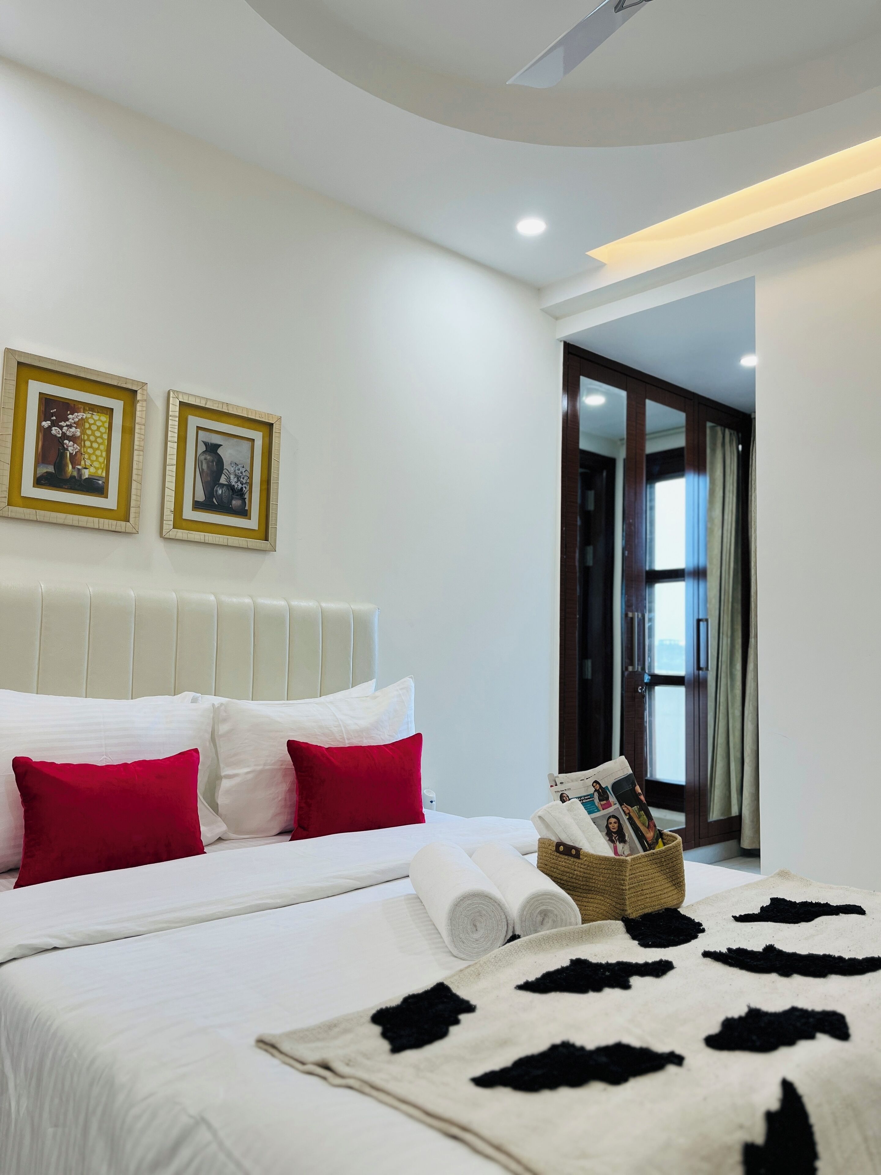 Apartamento Standard, 3 quartos | Roupa de alta qualidade, camas de colchão viscoelástico 