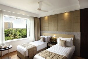 Quarto duplo executivo, 1 quarto, para não fumantes | 1 quarto, roupas de cama premium, frigobar, cofres nos quartos