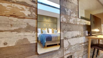 Quarto luxo, 1 cama King, para não fumantes, banheiro privativo | 1 quarto, camas com colchões de espuma com sistema de memória