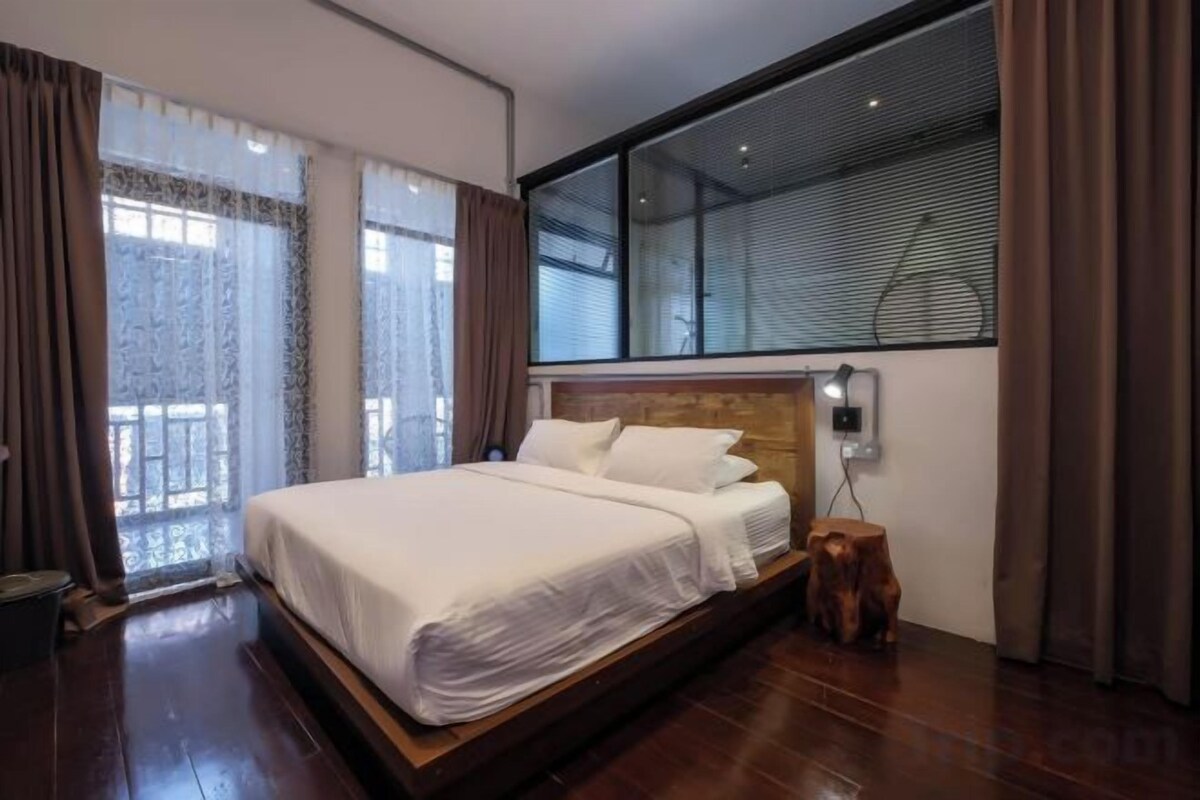 Lençóis de algodão egípcio, roupa de alta qualidade, minibar grátis 