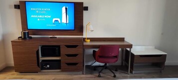 Suíte executiva, 1 cama King | Cortinas blackout, Wi-Fi de cortesia, roupa de cama