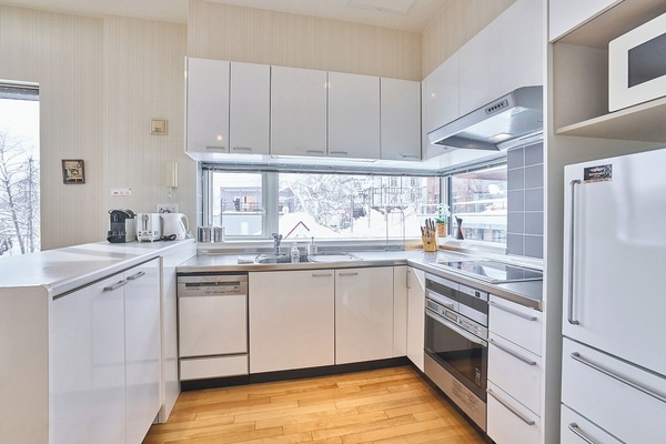 Horizon Townhouse 3 Bedrooms | Cozinha privada | Um frigorífico, uma cafeteira/bule, uma chaleira elétrica