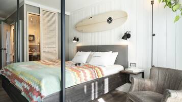 1 quarto, roupas de cama premium, quartos à prova de som