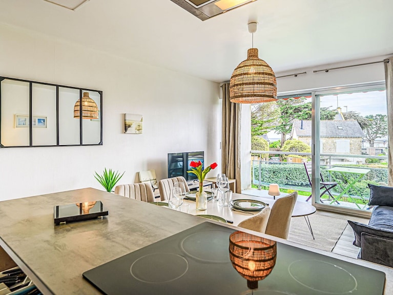 Confortable Appartement Pour 4 Personnes Avec Wifi, Tv Et Balcon - Saint-Pierre-Quiberon