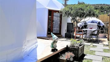 Barraca família, 2 quartos, suíte, vista para o mar | Vista do quarto