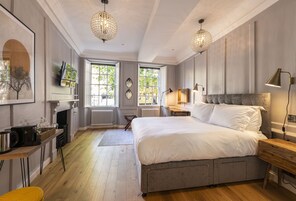 Quarto Duplo Executivo | 1 quarto, roupa hipoalergénica, com decoração personalizada 