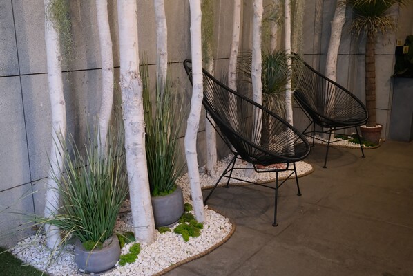 Entrada do alojamento