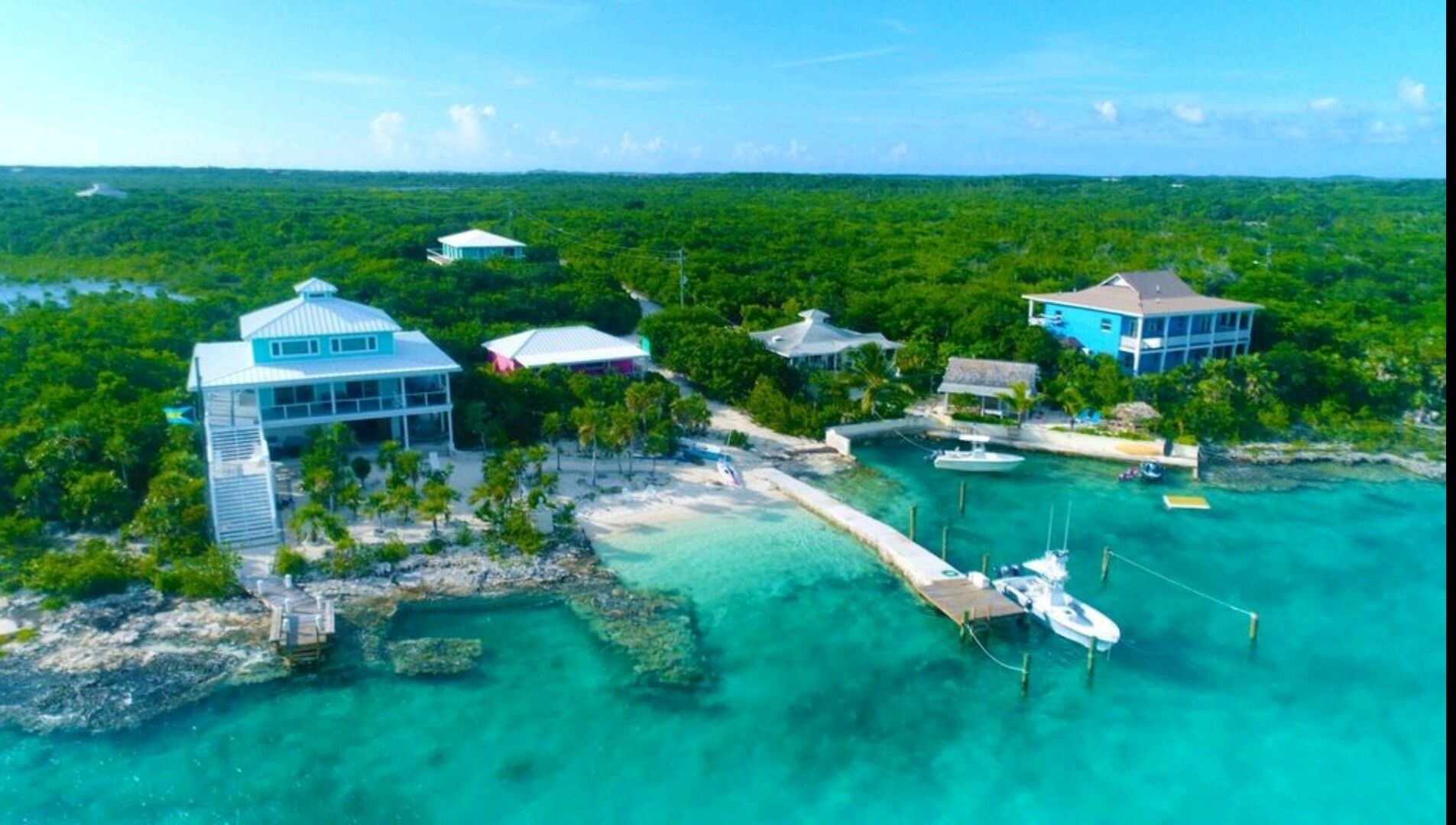 Classic Out Island Luxury Sleeps 14 with cottage, private beach and ...