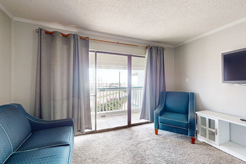 Oceanview Condo W / Balcon, Bain à Remous Partagé, Et Piscine! - Tiki Island, TX