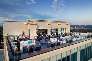 Espaço exterior para banquetes