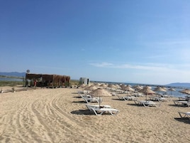 Na praia 