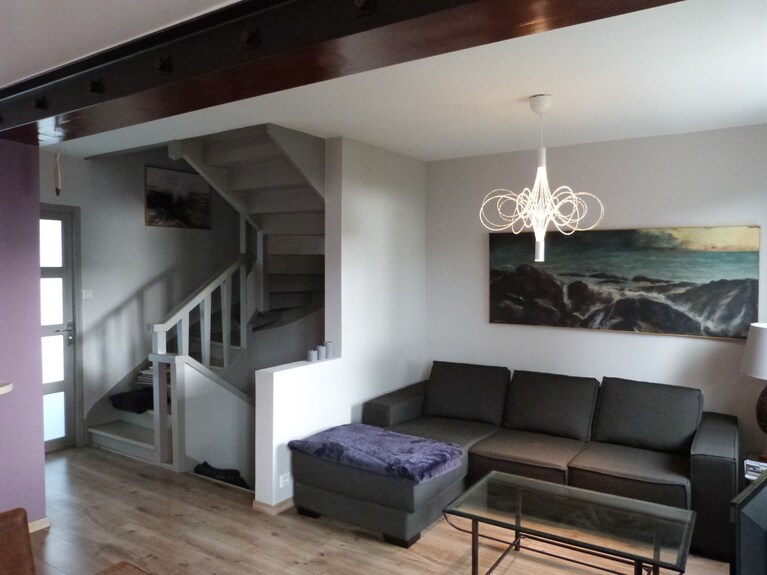 Lichte Smaakvol Ingerichte Huis 300 Meter Van Het Strand Les Sables Blancs. - Concarneau