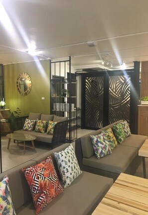 Sala de estar do lobby