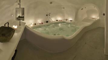 Banheira e chuveiro separados, banheira de imersão