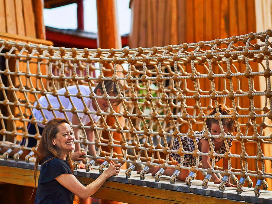 Área de recreio para crianças (ao ar livre)