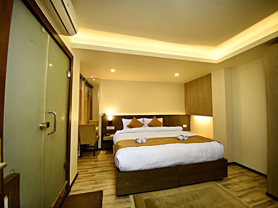 Suíte luxo | Roupas de cama premium, camas com colchões pillow-top