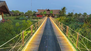 Entrada do alojamento