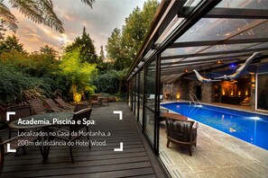 Sala(s) para tratamentos a casais, sauna, banheira de hidromassagem 