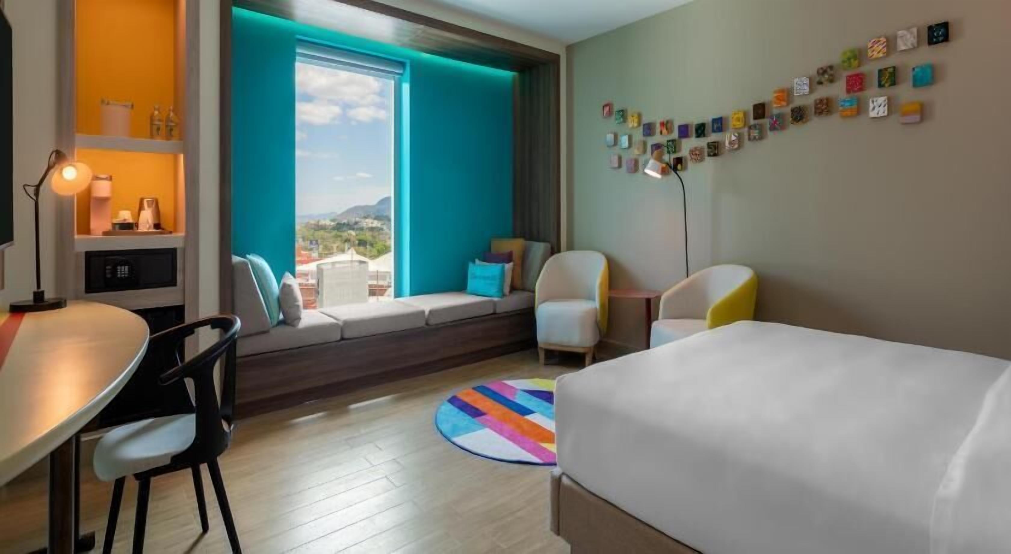 Lençóis de algodão egípcio, roupa de alta qualidade, minibar 