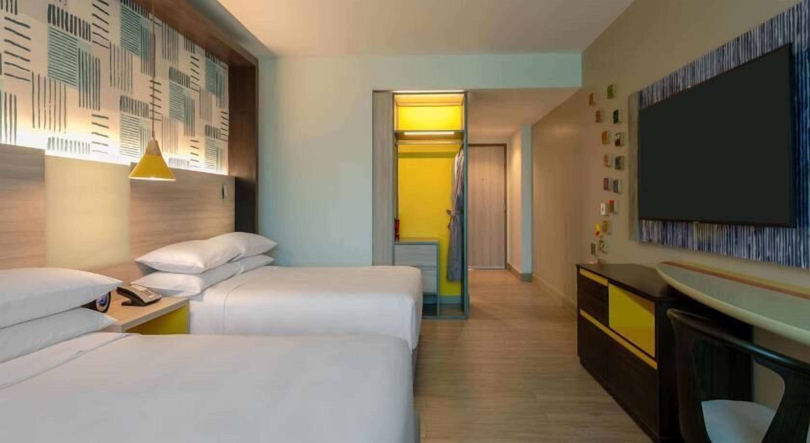 Lençóis de algodão egípcio, roupa de alta qualidade, minibar 