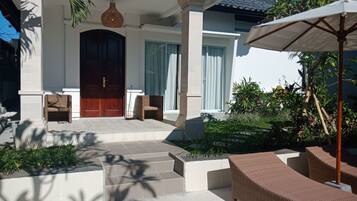 Villa, 2 quartos, piscina privativa | Terraço/pátio interior