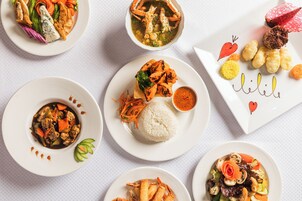 3 restaurantes: opção de café da manhã, almoço e jantar