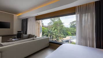 Suíte standard, 1 cama King (Junior Suite) | Roupas de cama de algodão egípcio, roupas de cama premium